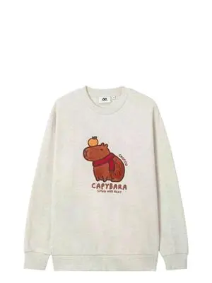 CHOCOOLATE Capybara Patch Sweatshirt - Neutrals