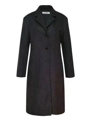 JIL SANDER Jil Sander Single-Breasted Coat Grey