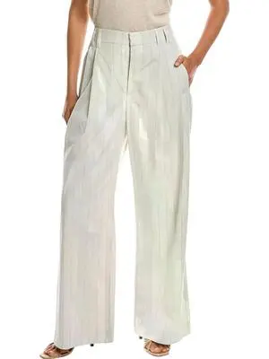 BRUNELLO CUCINELLI BRUNELLO CUCINELLI Pinstripe Pleated Wide-Leg Trousers