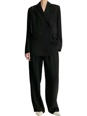 Loulou De Saison Regan Double-breasted Jacket - Black