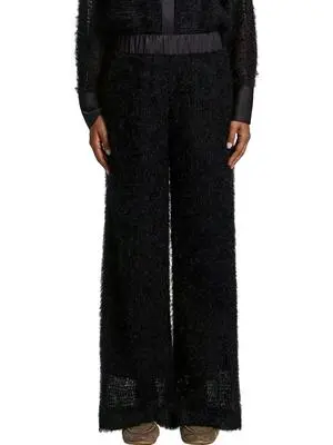 PESERICO Peserico Feather-Effect Wide-Leg Trousers