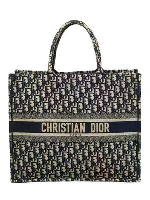 Dior Oblique Book Tote Bag - Blue