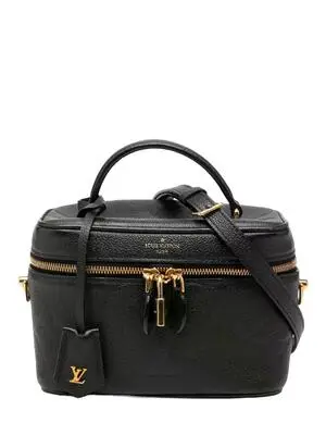 LOUIS VUITTON Monogram Giant Empreinte Pm Vanity Bag - Black
