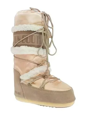 Moon Boot Moon Boot Icon Pearly Plus Lace-Up Boots Neutrals