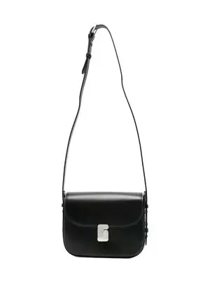 Soeur Mini Bellissima Leather Shoulder Bag - Black