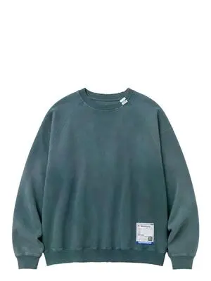 Mihara Yasuhiro Sun-faded Distressed Sweatshirt - Green