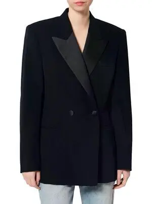 Isabel Marant Étoile Ranyae Peak-lapel Blazer - Black