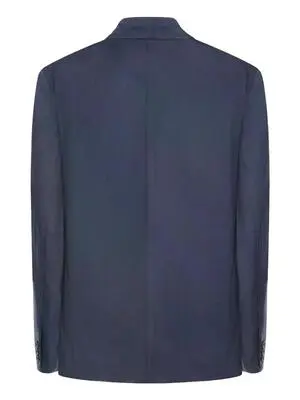 HED MAYNER Stand-up Collar Single-breasted Blazer