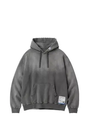 Mihara Yasuhiro Distressed Cotton Hoodie - Black