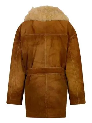 DSQUARED2 DSQUARED2 Carpenter Coat With Shearling Collar