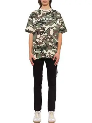 MASTERMIND WORLD Camo-print T-shirt - Green