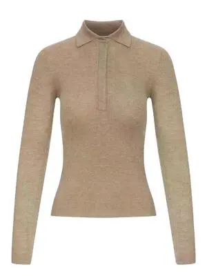 Max Mara Ribbed-knit Cashmere Sweater - Neutrals
