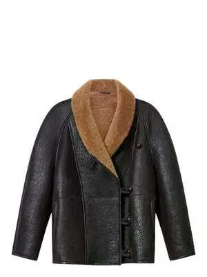 Isabel Marant Étoile Isabel Marant Étoile Shearling Coat Brown