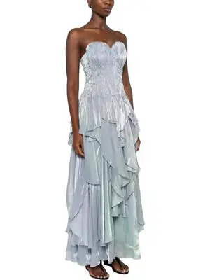 AJE Aje Gleam Ruffled Gown