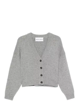 EMERSON RENALDI V-neck Button-up Cardigan - Grey