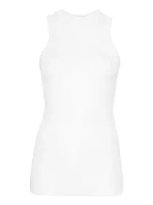 EMERSON RENALDI Ribbed-knit T-shirt - White
