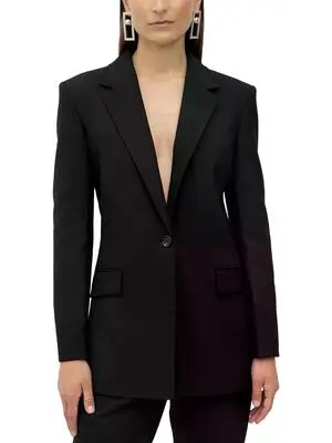 Hugo Single-breasted Notched-lapel Blazer - Black