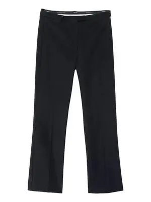 Max Mara Pressed Crease Trousers - Black