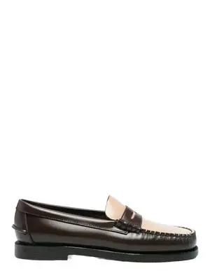 SEBAGO Sebago Two-Tone Leather Loafers