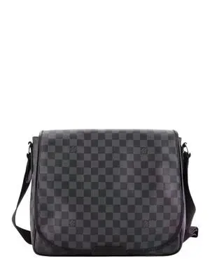 LOUIS VUITTON Damier Graphite Messenger Bag - Black