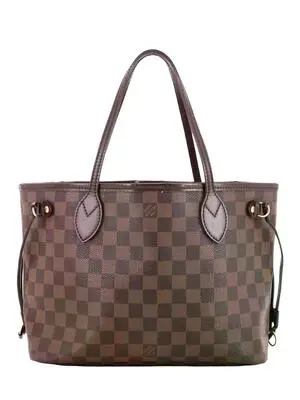 LOUIS VUITTON Damier Neverfull Pm Tote Bag - Brown