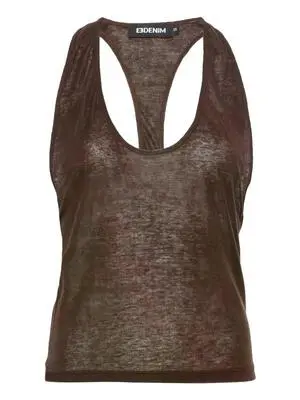 EB DENIM Valley Racer Tank Top Brown