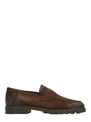 SANTONI Santoni Suede Penny Loafers