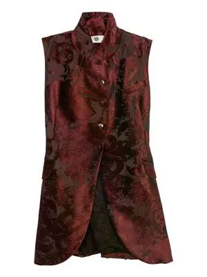 MARC LE BIHAN MARC LE BIHAN Sleeveless Floral Jacquard Jacket