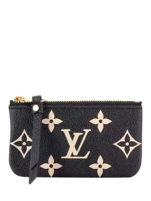 LOUIS VUITTON Key Bicolor Monogram Empreinte Giant Pouch - Black