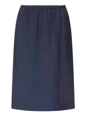 LOULOU DE SAISON LouLou De Saison Elasticated Waist Straight Midi Skirt