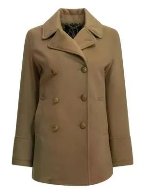 SEALUP SEALUP Double-Breasted Camel Hair Coat