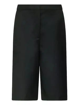 Loulou De Saison LOULOU DE SAISON Robi Virgin Wool Shorts Black