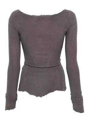 MARC LE BIHAN Marc Le Bihan Raw-Edge Panelled T-Shirt
