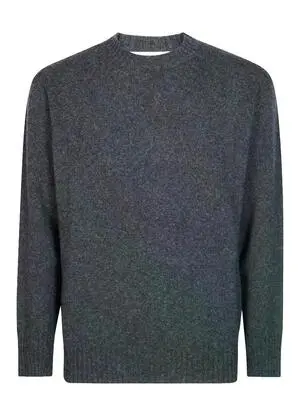AMARANTO Gc Rotture Crew-neck Sweater - Grey