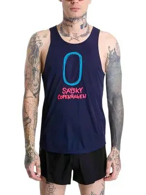 SAYSKY Statement Flow Singlet - Blue