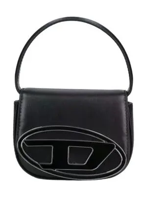 DIESEL® 1dr Xs-iconic Mini Bag With D Logo Plaque - Black