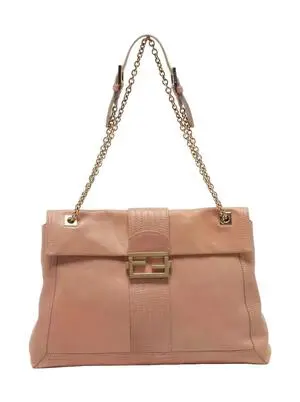 FENDI Fendi Maxi Baguette Flap Shoulder Bag