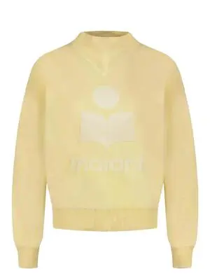 Isabel Marant Étoile ISABEL MARANT ÉTOILE Logo Print Sweater Yellow
