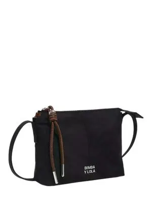 Bimba Y Lola Mini Nylon Crossbody Bag - Black
