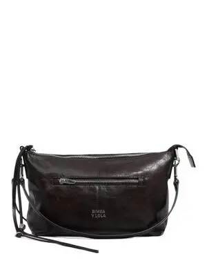 BIMBA Y LOLA BIMBA Y LOLA Medium Dark Leather Madrid Bag