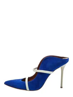 MALONE SOULIERS Malone Souliers Maureen Pointed-Toe Mules Blue