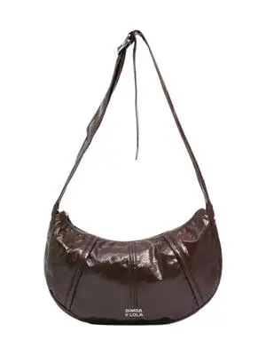 Bimba Y Lola Medium Moon Glitter Bag - Brown