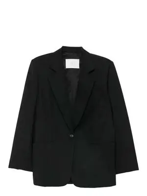 TELA Diver Notched-lapel Blazer - Black