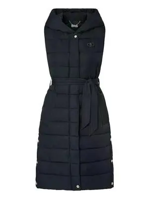 Liu Jo Long Quilted Gilet - Black