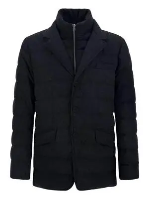 HERNO Quilted Flannel Il Blazer Jacket