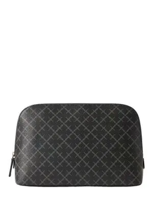 BY MALENE BIRGER Medium Geometric Pattern Makeup Bag - Grey