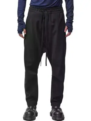 THOM KROM Drop-crotch Drawstring Trousers - Black