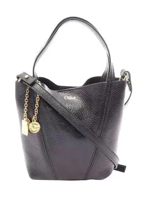 Chloé Small Grained Calfskin Satchel - Black