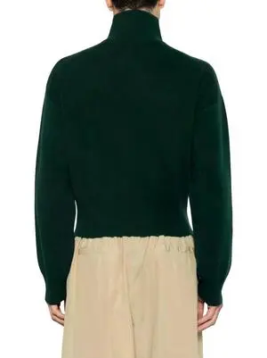 Extreme Cashmere Zip-up Cashmere Sweater - Green