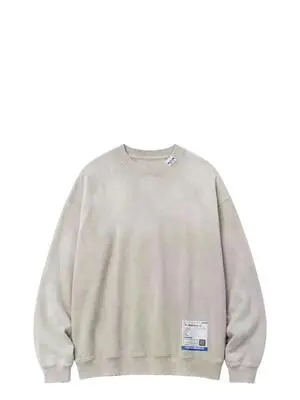 Mihara Yasuhiro Sun-faded Distressed Sweatshirt - Neutrals